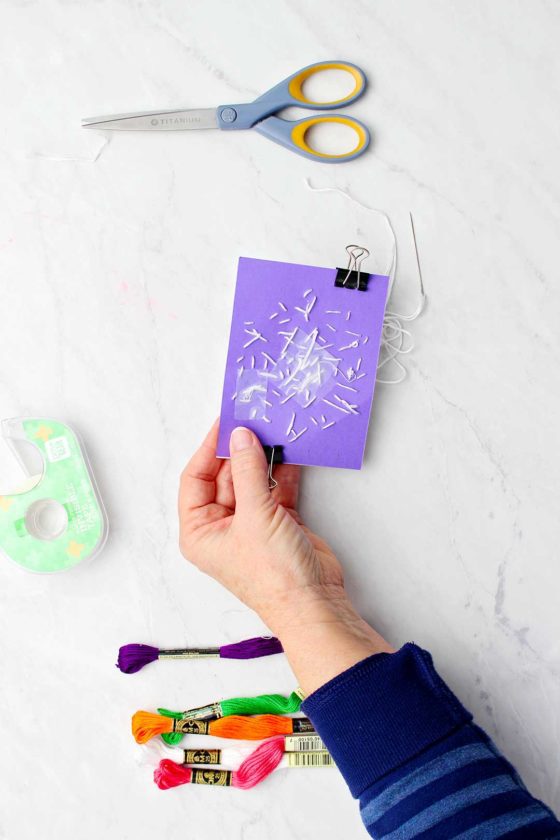 DIY Hand Embroidered Cards - Welcome To Nana's