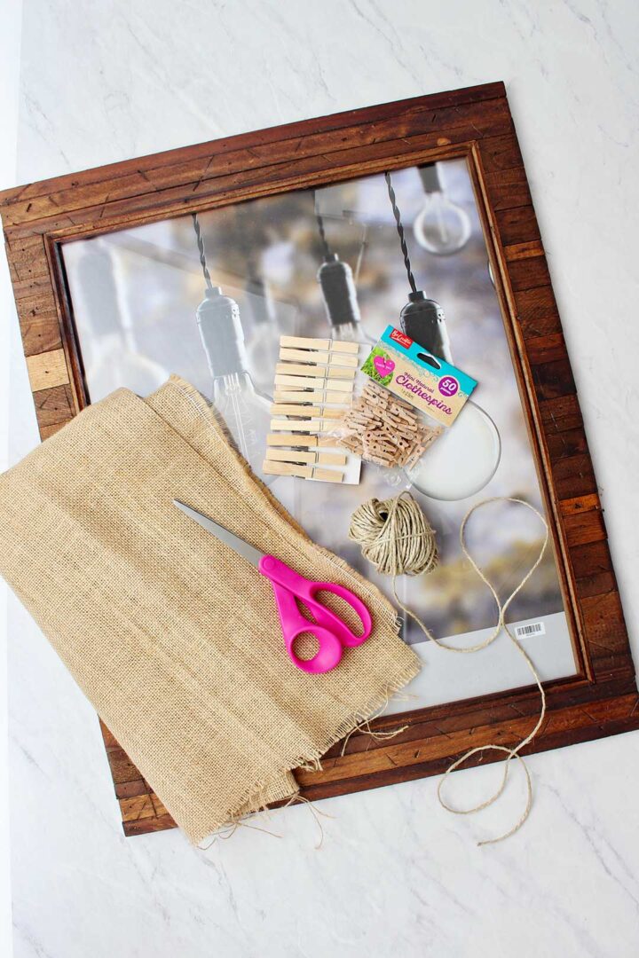 Fast Upcycled Picture Frame | Welcome To Nana's