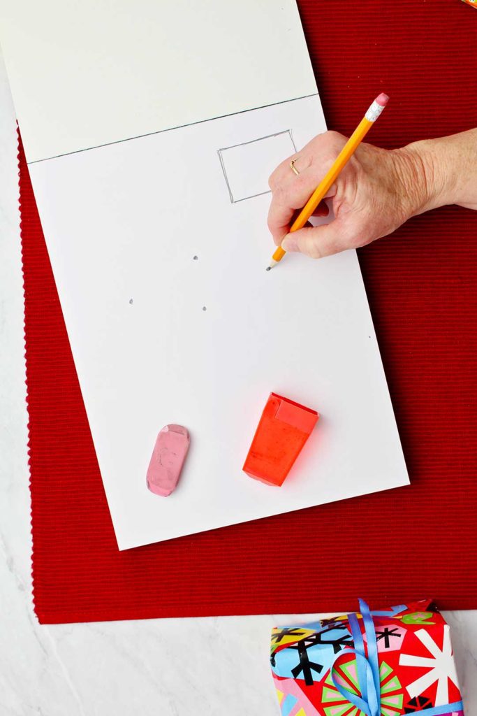 How to Draw a Christmas Present | Welcome To Nana's