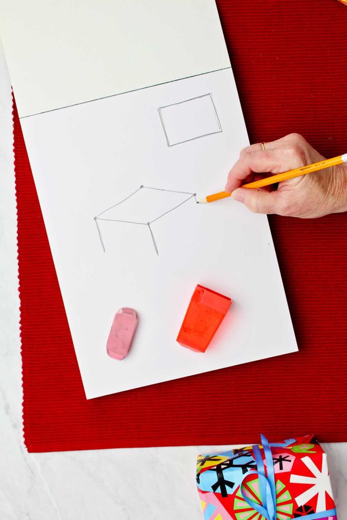 How to Draw a Christmas Present | Welcome To Nana's