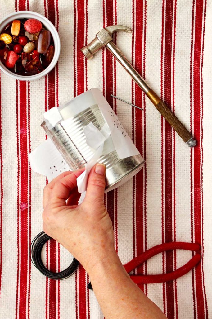 DIY Punched Tin Can Lanterns | Welcome To Nana's