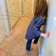 DIY Yarn Laser Maze Indoors | Welcome To Nana's