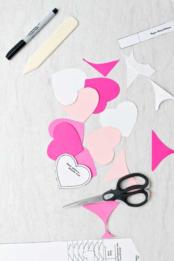 Heart Waterfall Card for Valentines Day | Welcome To Nana's