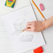 How to Draw a Cube Step by Step | Welcome To Nana's