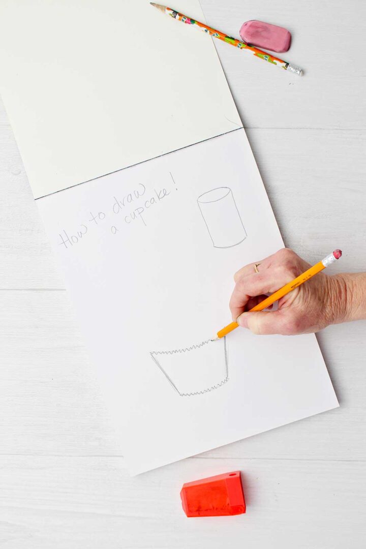 How to Draw a Cupcake | Welcome To Nana's