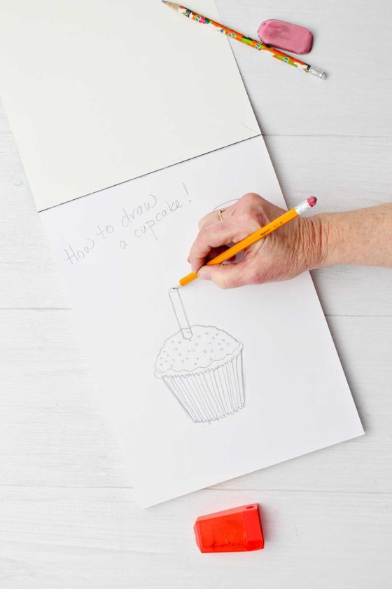 How to Draw a Cupcake | Welcome To Nana's