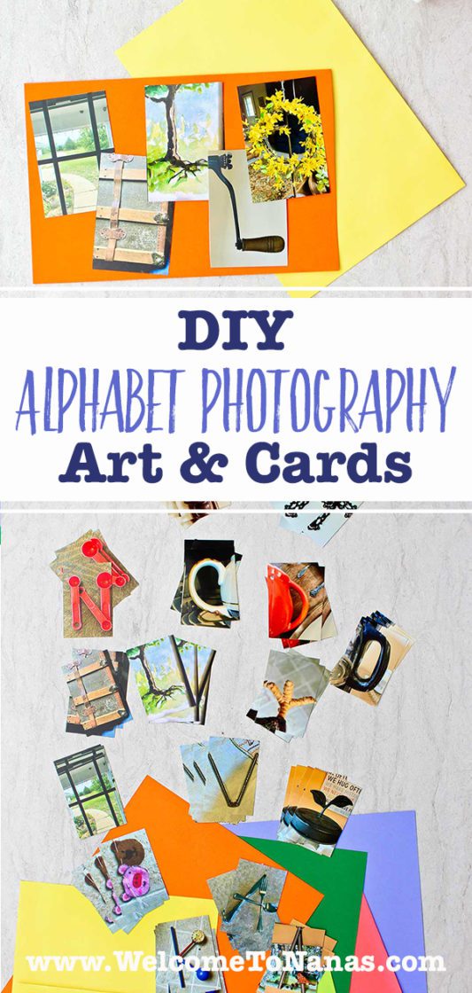 DIY Alphabet Photography Art & Cards | Welcome To Nana's