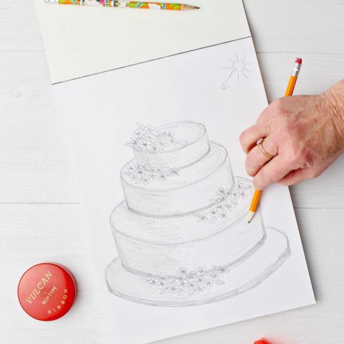 How to Draw a Wedding Cake | Welcome To Nana's