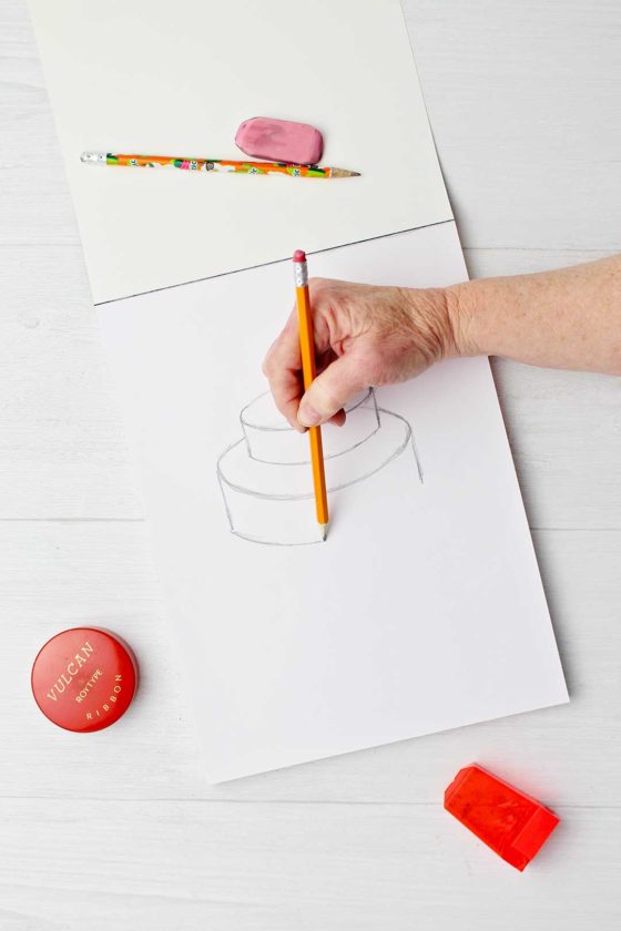 How to Draw a Wedding Cake | Welcome To Nana's