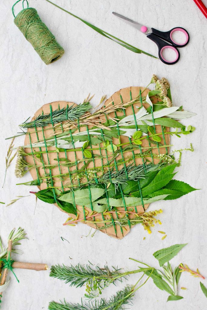2 Ways of Nature Weaving with Kids | Welcome To Nana's