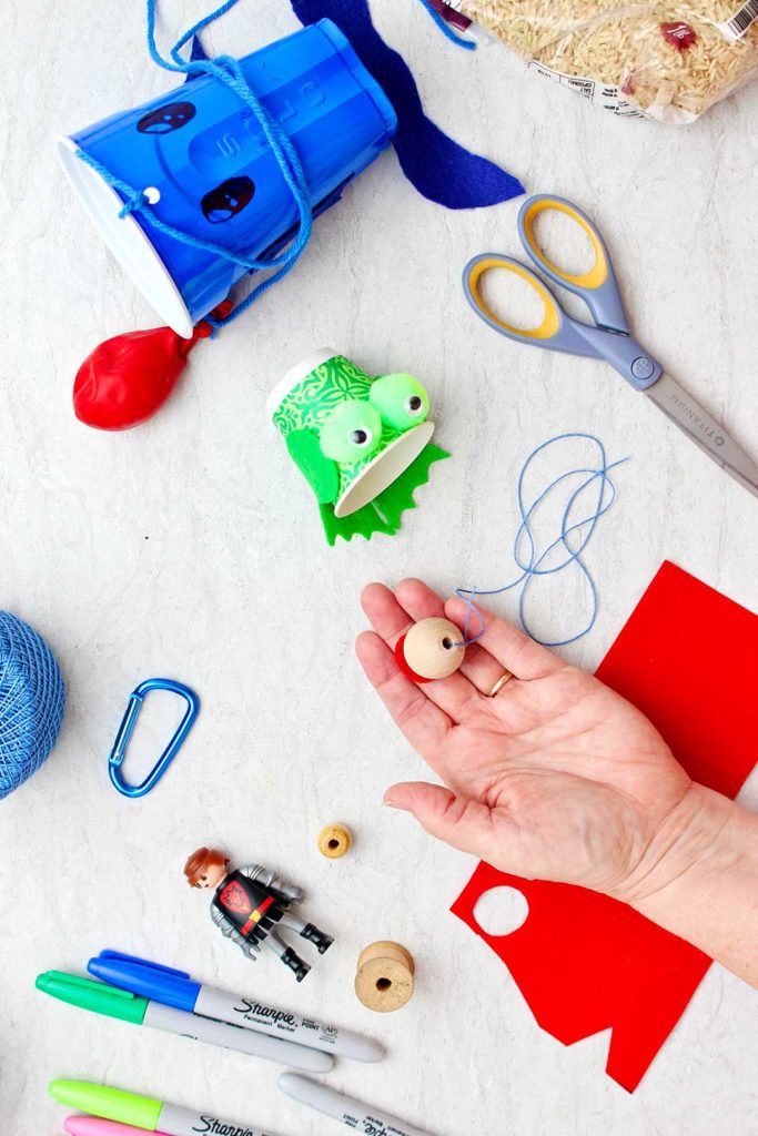 DIY Ball in Cup Game from Recycled Cup | Welcome To Nana's