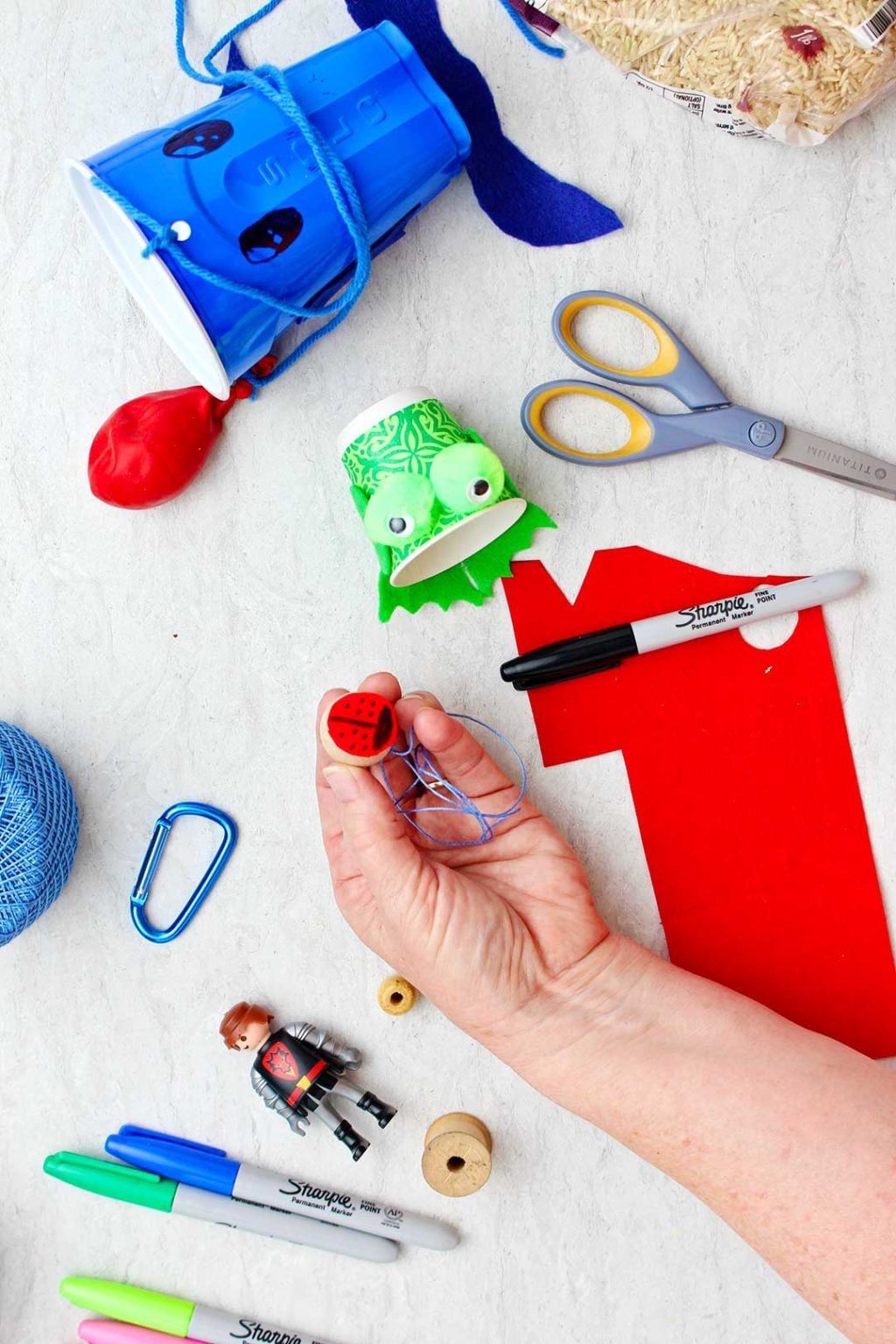 DIY Ball in Cup Game from Recycled Cup | Welcome To Nana's