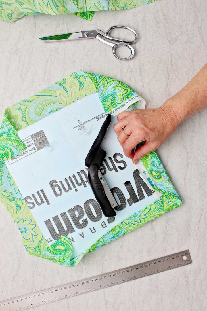 DIY Fabric Bulletin Board with Foam Core | Welcome To Nana's