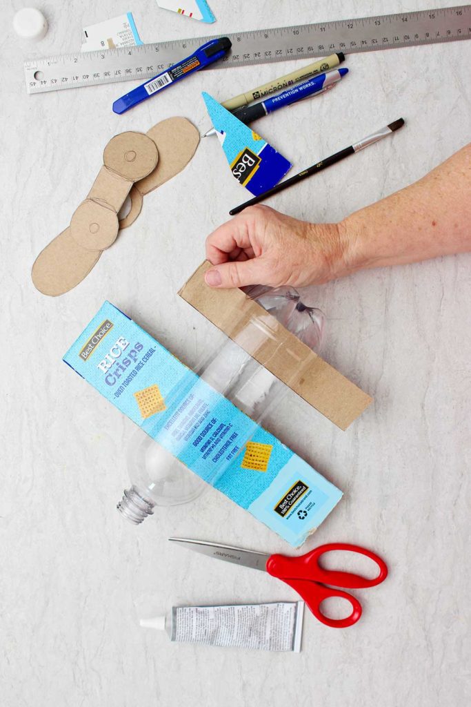 Upcycled Plastic Bottle Airplane Craft | Welcome To Nana's