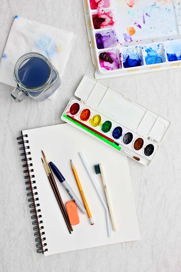 Fun Watercolor Ideas on an Art Play Day! | Welcome To Nana's