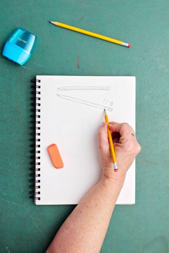 Easy Drawing of a Pencil | Welcome To Nana's