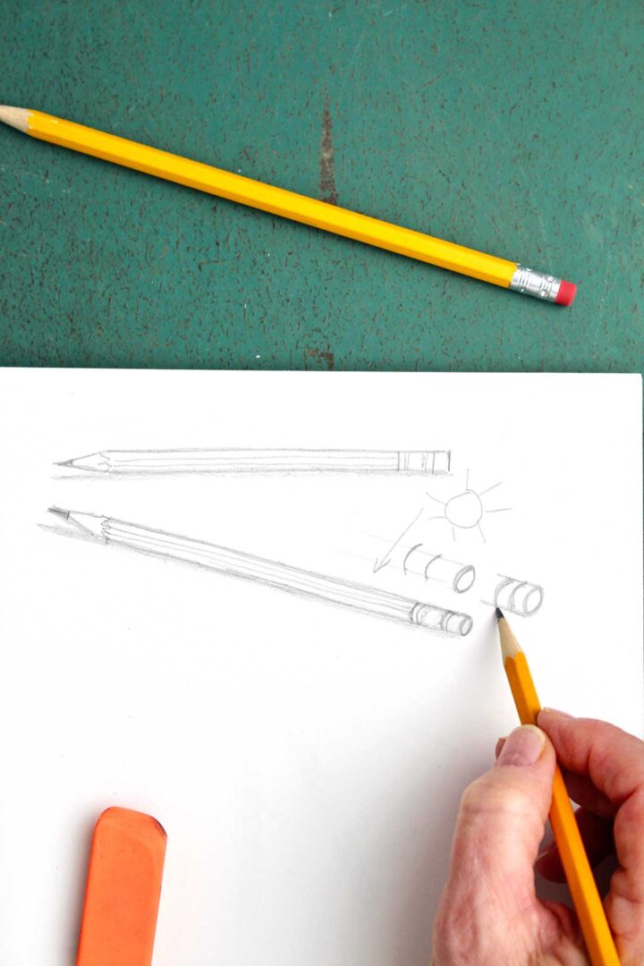 Easy Drawing of a Pencil | Welcome To Nana's