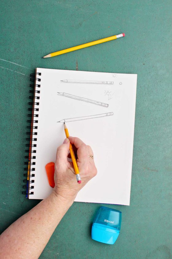 Easy Drawing of a Pencil | Welcome To Nana's