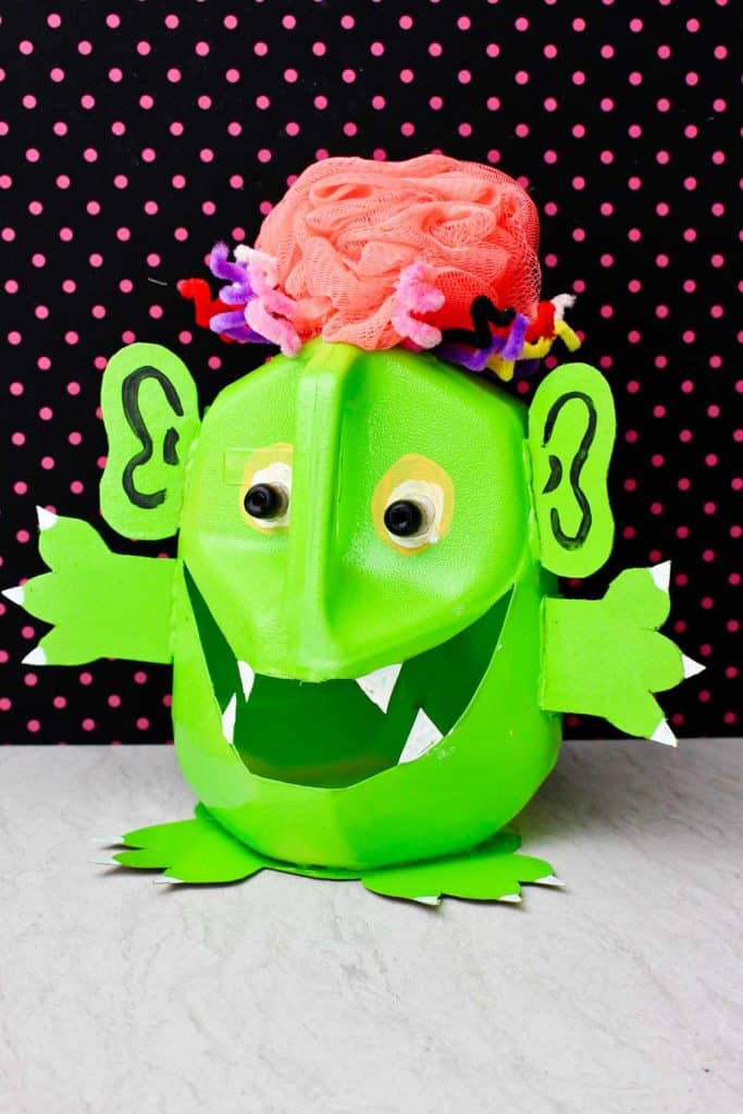 DIY Monster Milk Jug Halloween Decoration | Welcome To Nana's