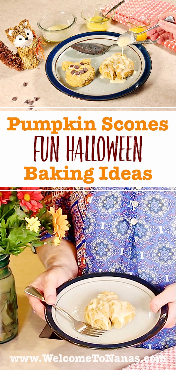 Pumpkin Scones Fun Halloween Baking Idea | Welcome To Nana's
