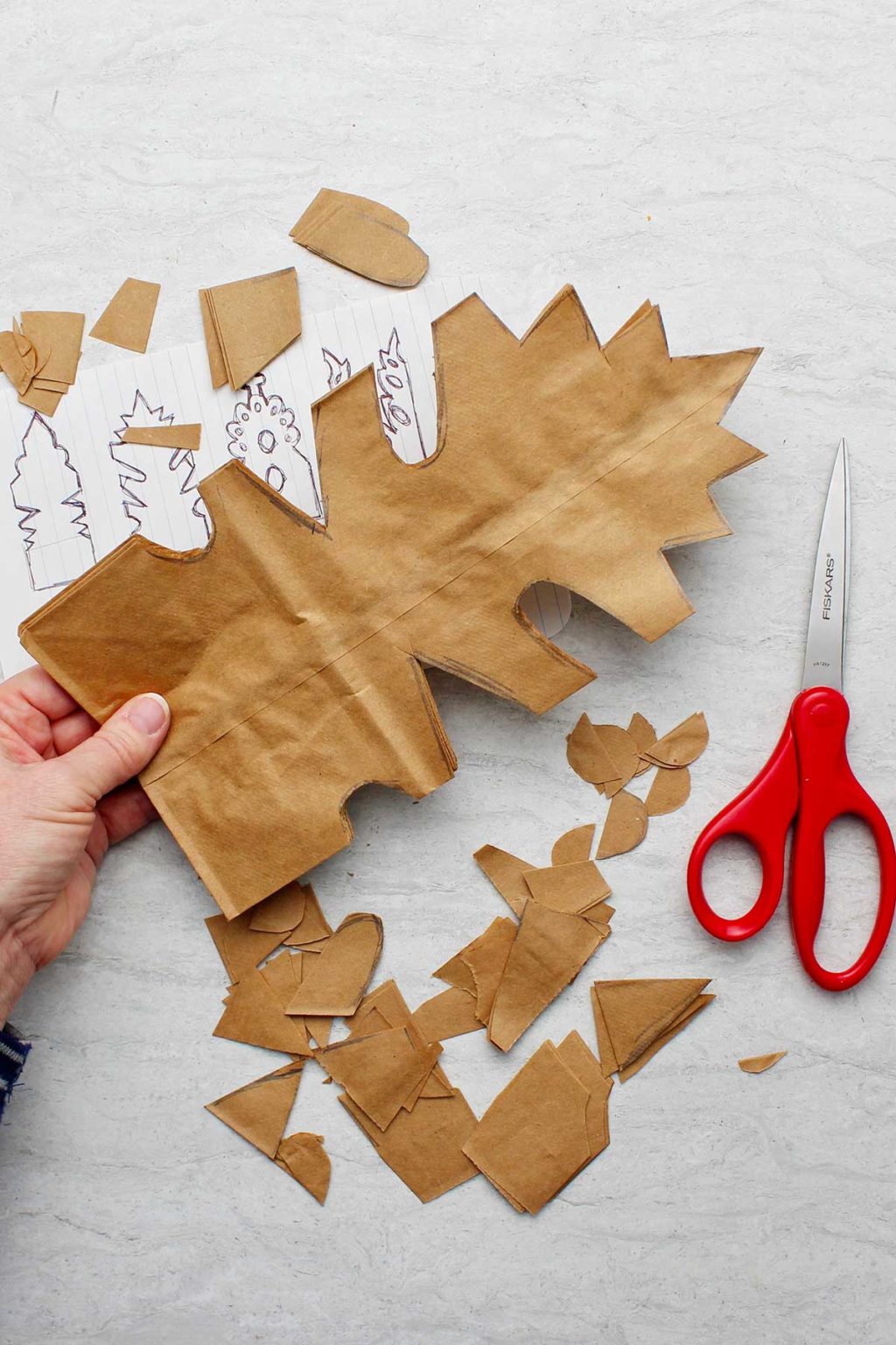 Brown Paper Bag Snowflakes | Welcome To Nana's