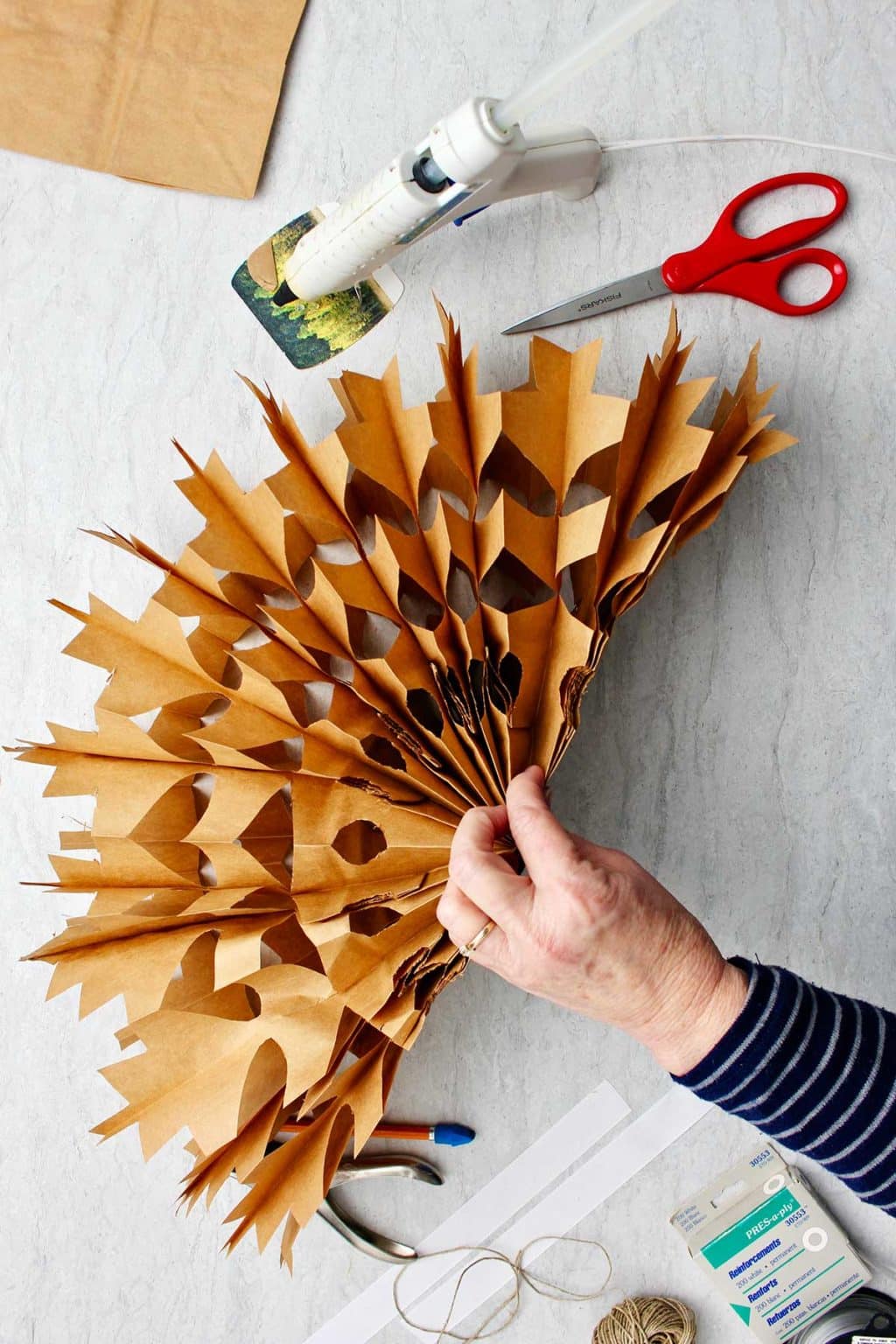 Brown Paper Bag Snowflakes | Welcome To Nana's