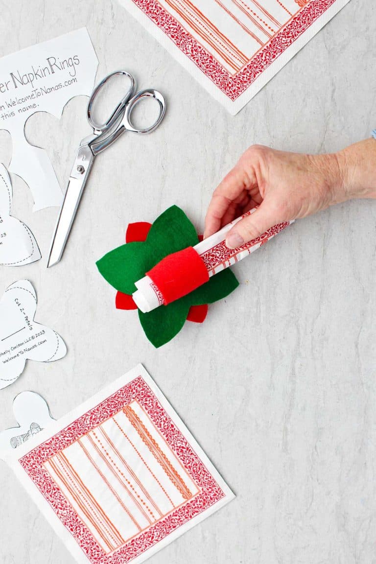 No-Sew Felt Christmas Napkin Rings for Your Holiday Table | Welcome To ...