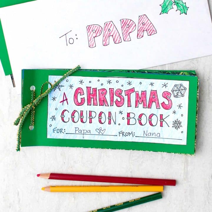 Free Printable Coupon Book Template for Christmas | Welcome To Nana's