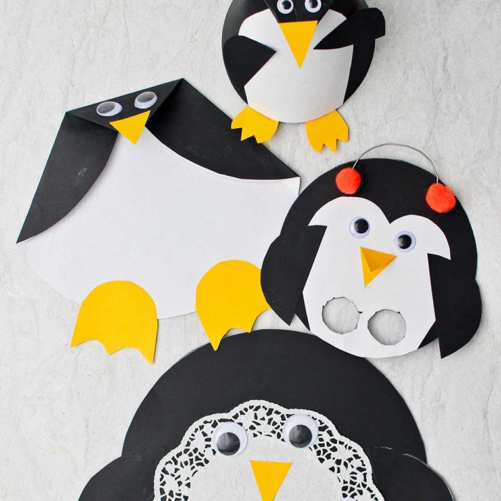 4 Adorable & Easy Paper Penguin Crafts for Kids | Welcome To Nana's