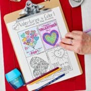 Heart Valentines to Color: a Valentine's Day Free Printable! | Welcome ...