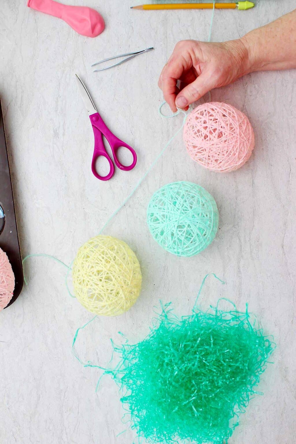 How to Make String Eggs for Easter Gifts & Decor | Welcome To Nana's