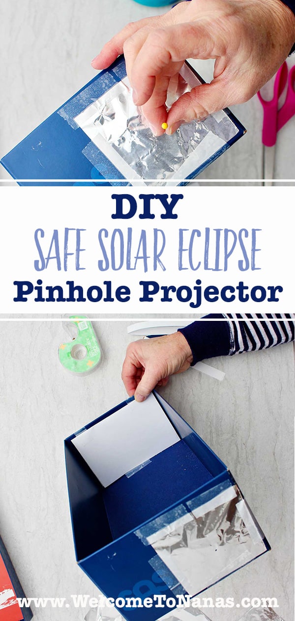 DIY Safe Solar Eclipse Pinhole Projector | Welcome To Nana's
