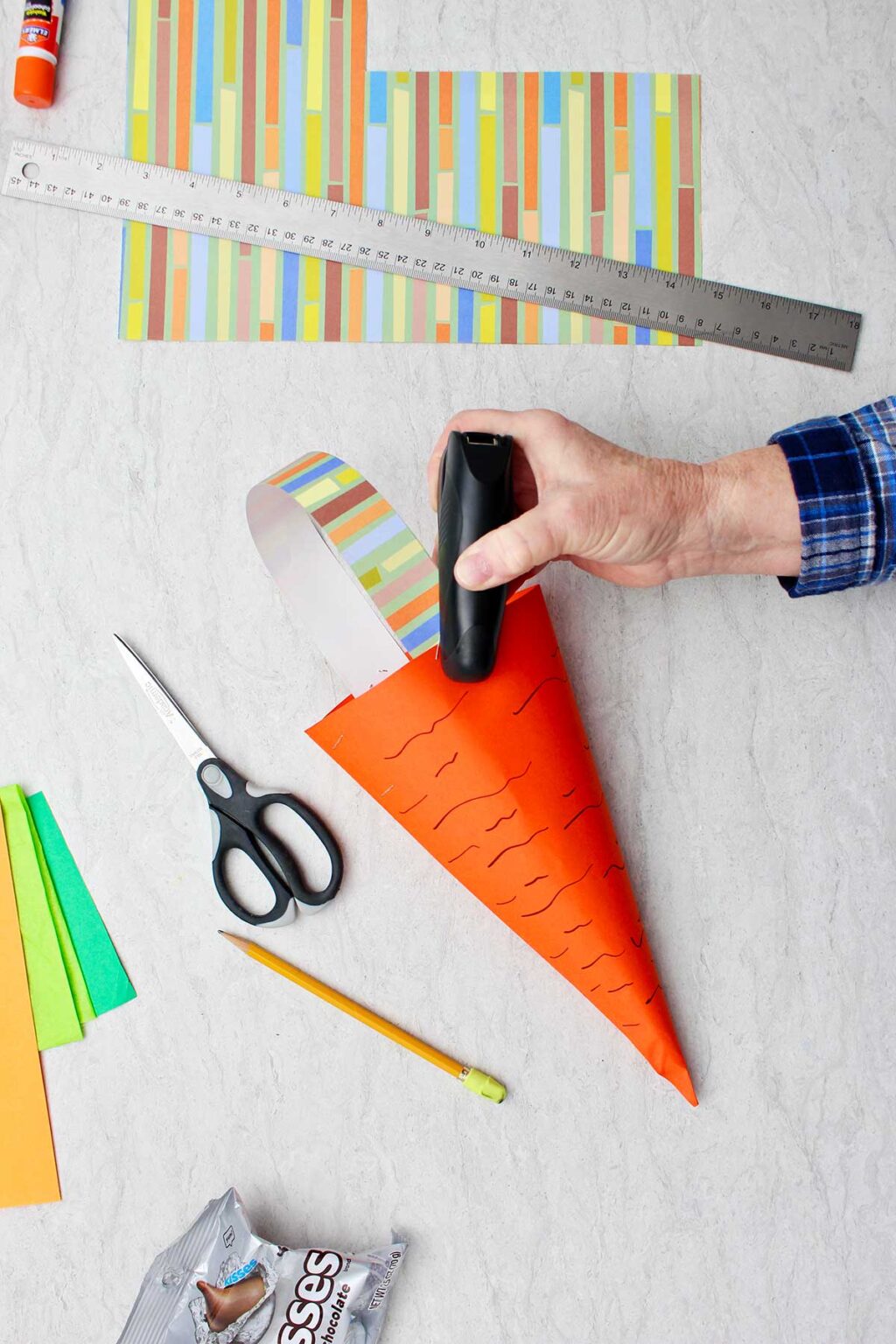 Easy Carrot Easter Basket Craft for Kids | Welcome To Nana's