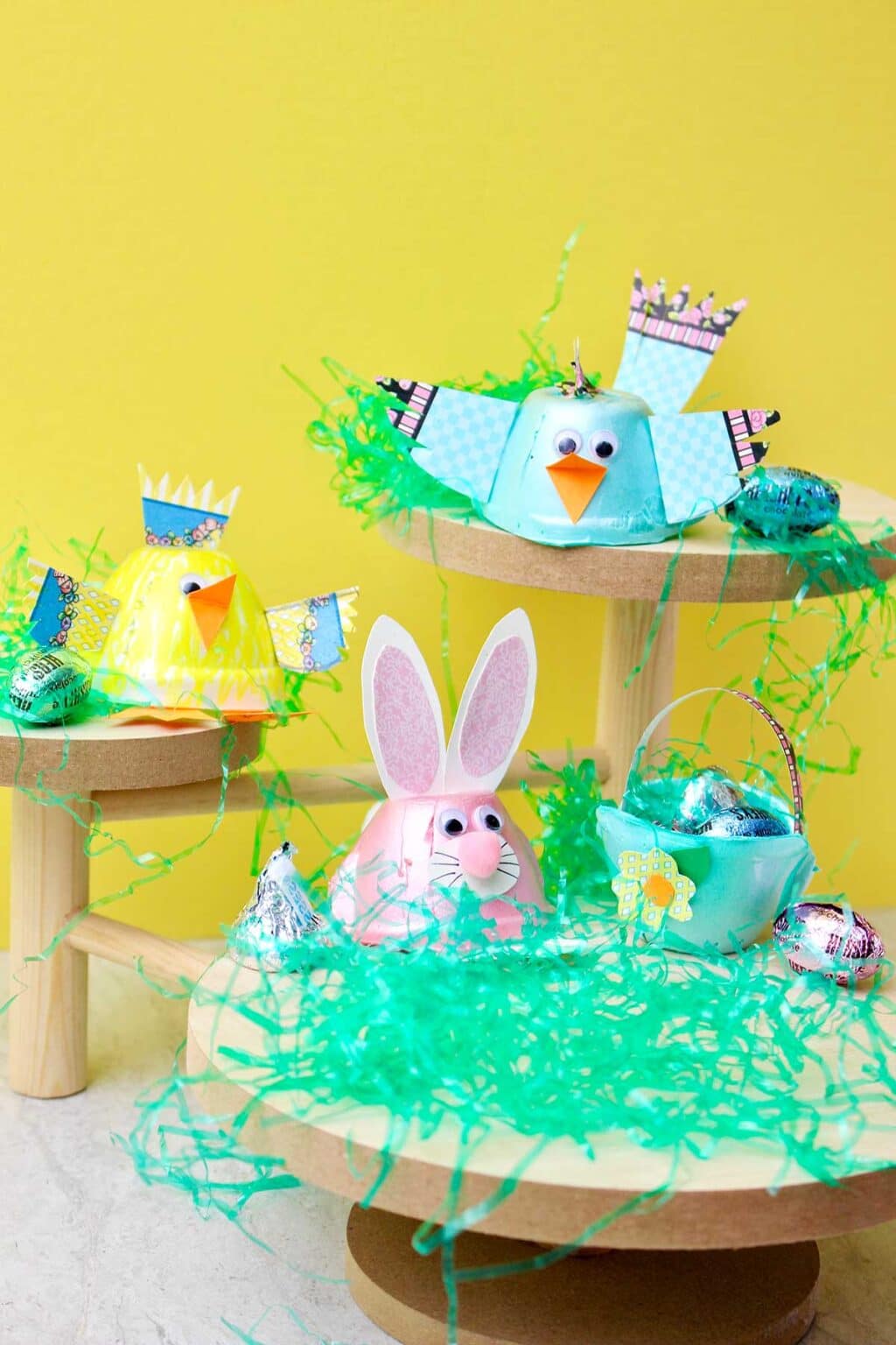 DIY Egg Carton Animals: a Fun Upcycled Easter Craft! | Welcome To Nana's