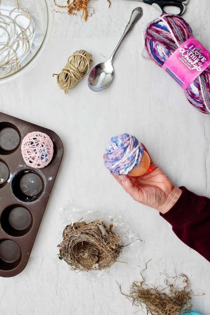 How Do You Make a Bird Nest Out of String for Spring | Welcome To Nana's