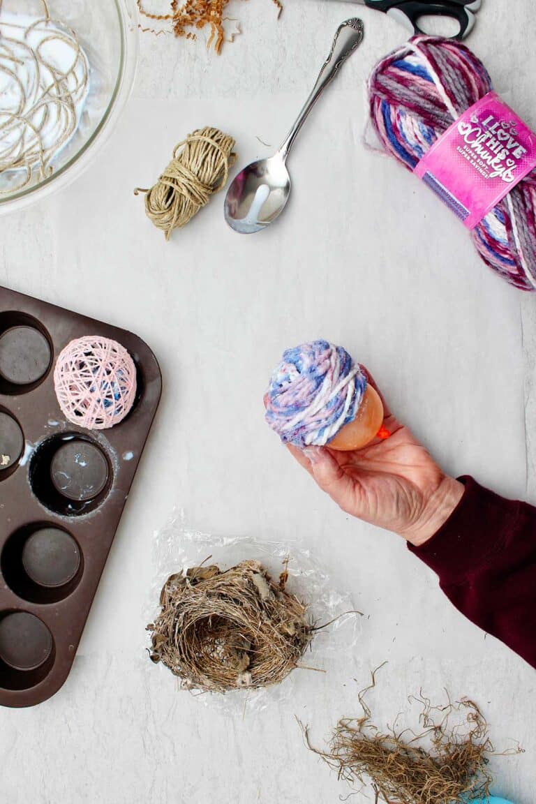 How Do You Make a Bird Nest Out of String for Spring | Welcome To Nana's