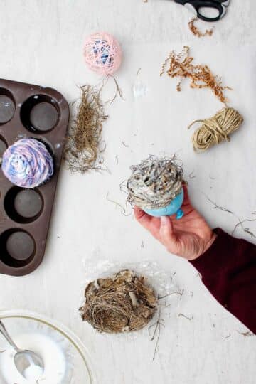 How Do You Make a Bird Nest Out of String for Spring | Welcome To Nana's
