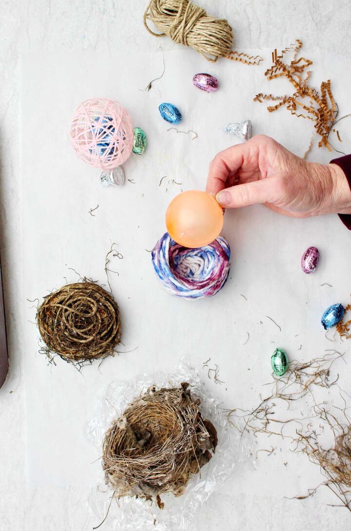 How Do You Make a Bird Nest Out of String for Spring | Welcome To Nana's