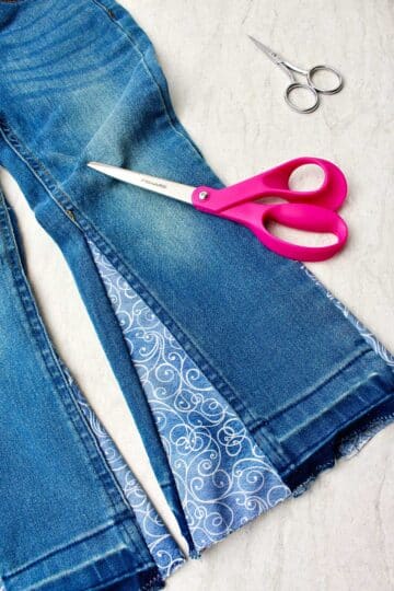 How to Make Jeans into Bell-Bottoms (A Groovy Upcycle!) | Welcome To Nana's