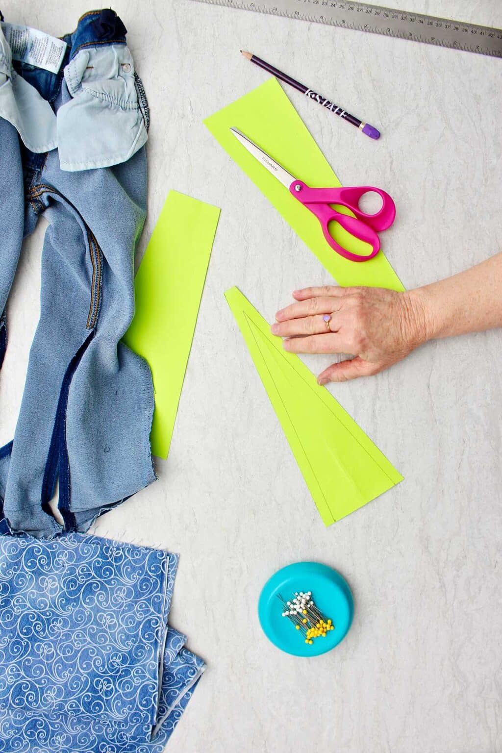 How to Make Jeans into Bell-Bottoms (A Groovy Upcycle!) | Welcome To Nana's