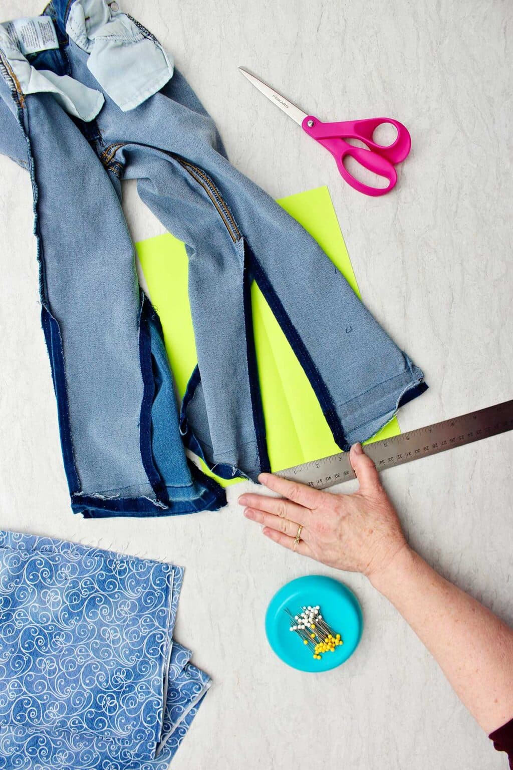 How to Make Jeans into Bell-Bottoms (A Groovy Upcycle!) | Welcome To Nana's