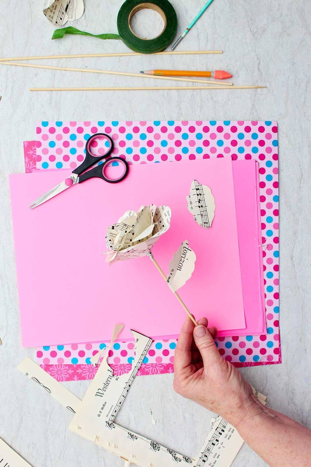 DIY Easy Book Page Roses for Mom (Upcycle Old Paper) | Welcome To Nana's
