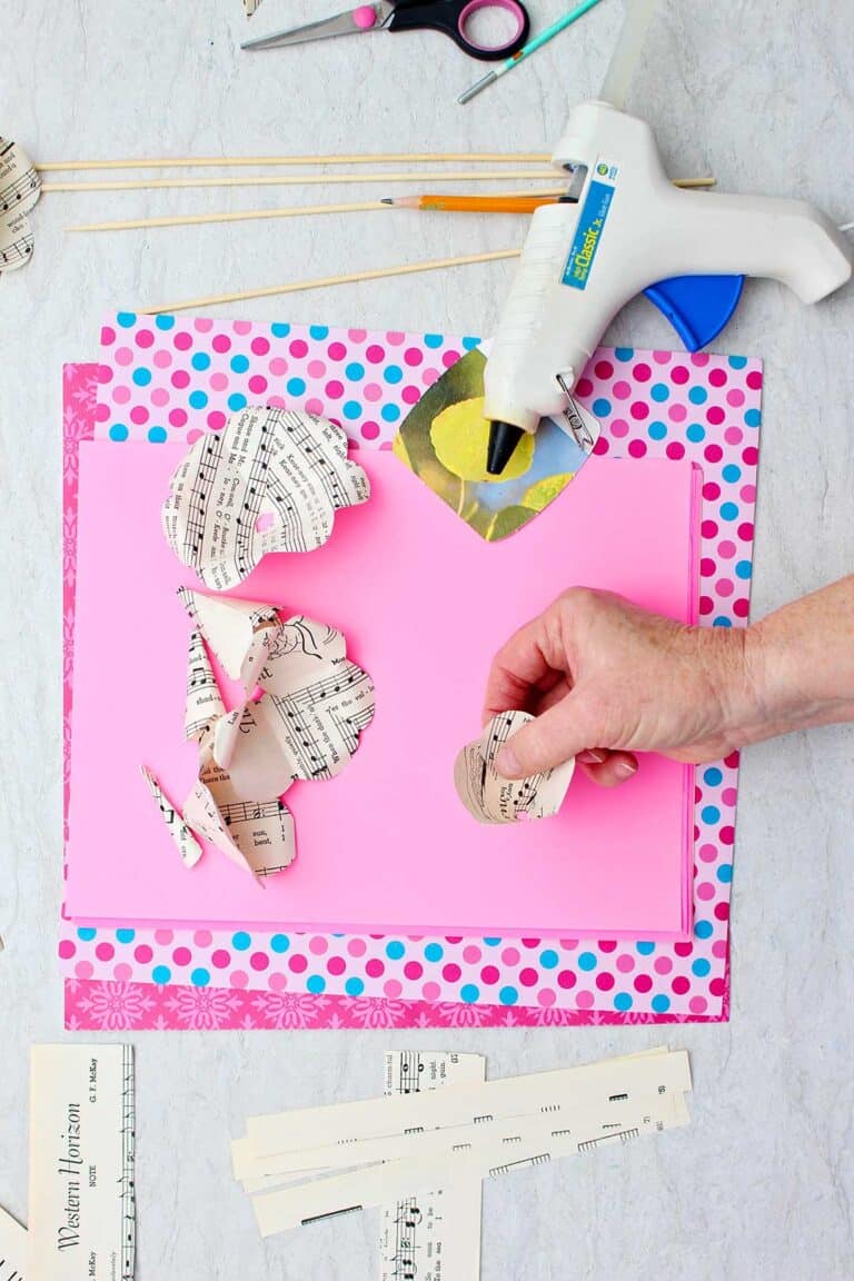 DIY Easy Book Page Roses for Mom (Upcycle Old Paper) | Welcome To Nana's