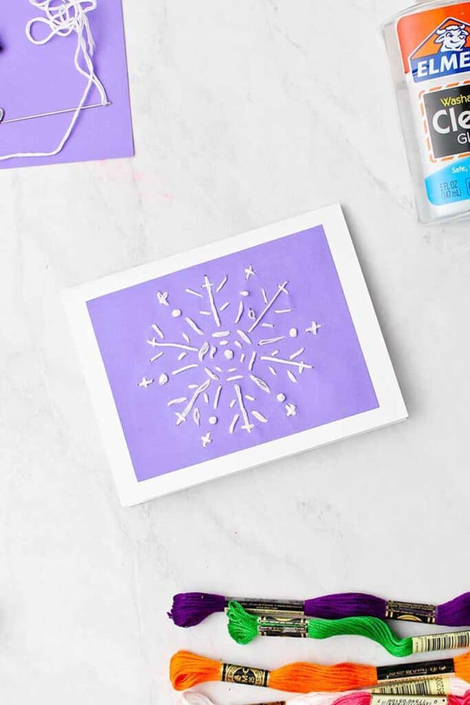 DIY Hand Embroidered Cards | Welcome To Nana's