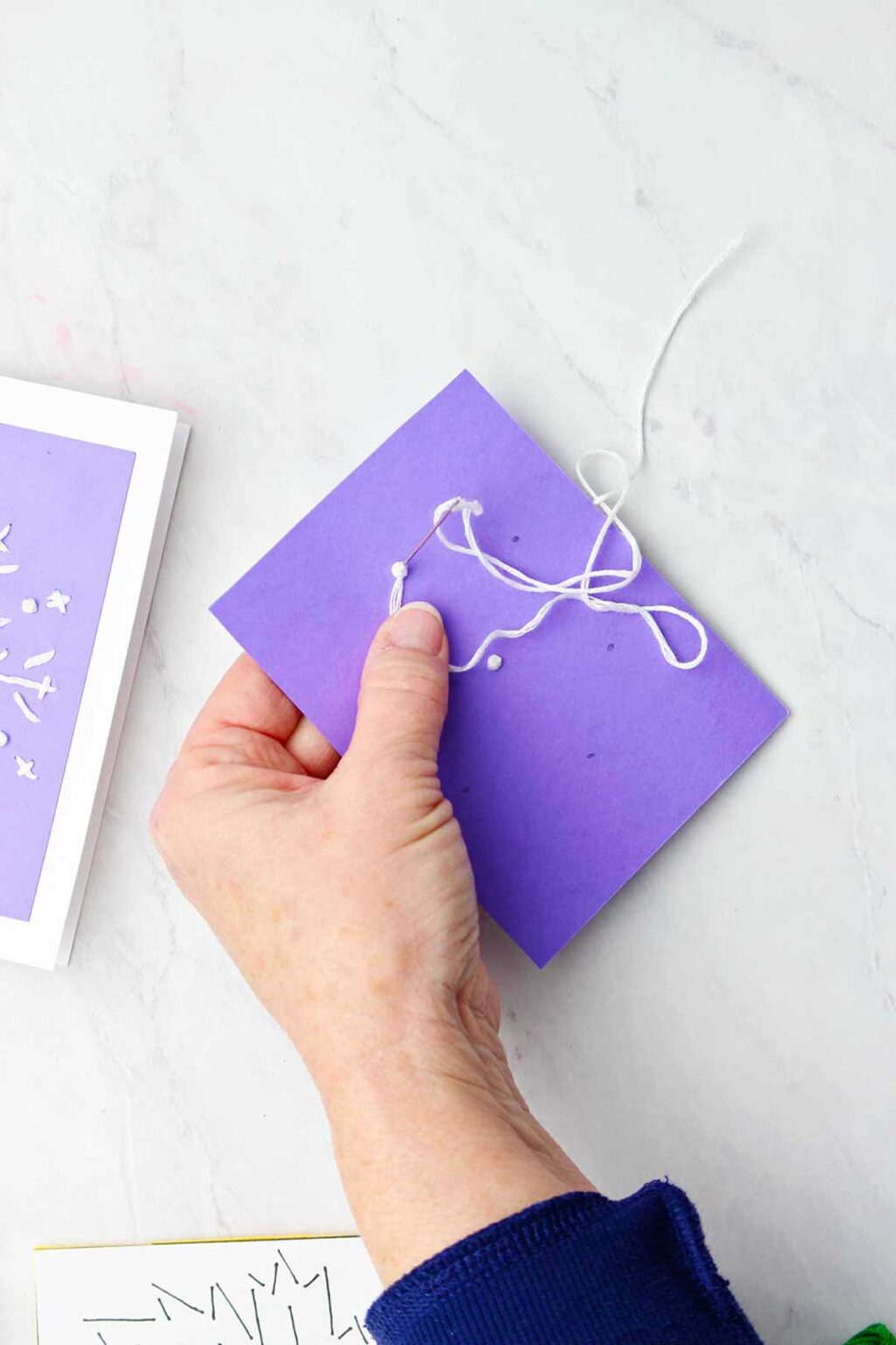 DIY Hand Embroidered Cards | Welcome To Nana's
