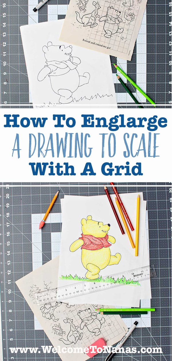 How to Enlarge a Drawing to Scale With a Grid | Welcome To Nana's