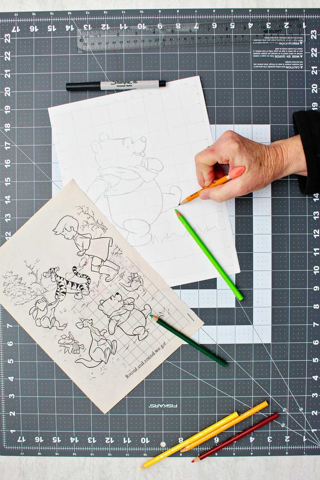 How to Enlarge a Drawing to Scale With a Grid | Welcome To Nana's