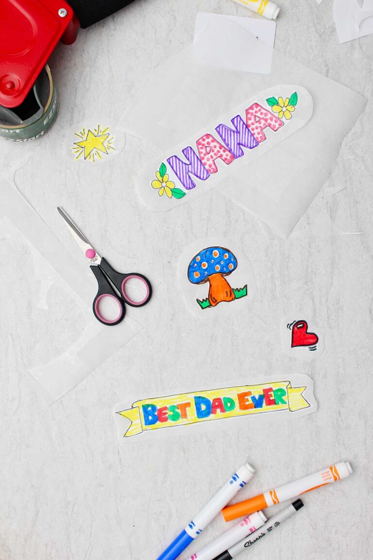 How to Make Stickers With Packing Tape | Welcome To Nana's