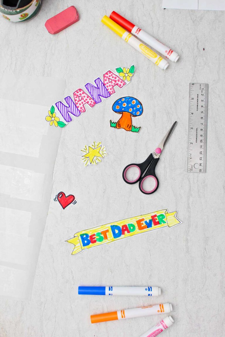 How to Make Stickers With Packing Tape | Welcome To Nana's