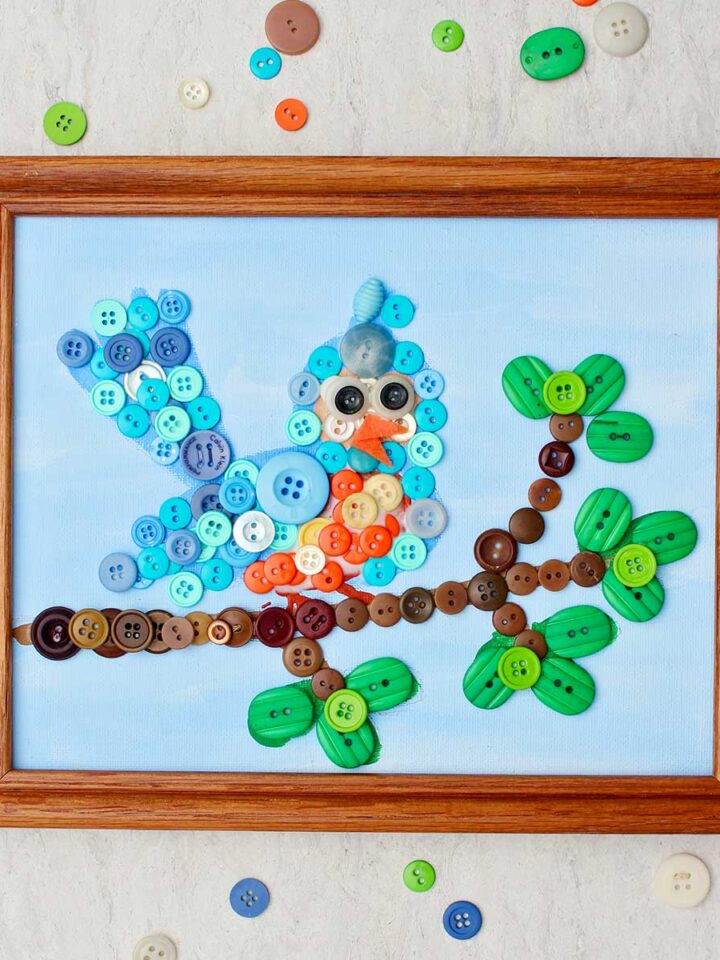 Paint With Broccoli: Fun Stamped Spring Tree - Welcome To Nana's